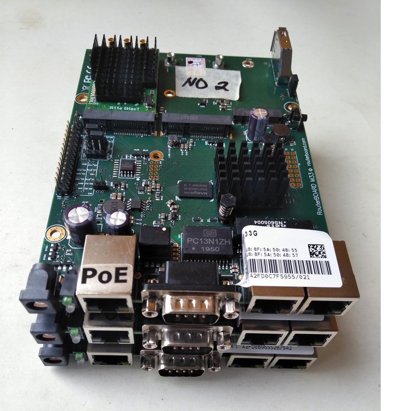 Jual sepaket RBM33G Mikrotik routerboard rb m 33 G gigabit rbm 33 g ...