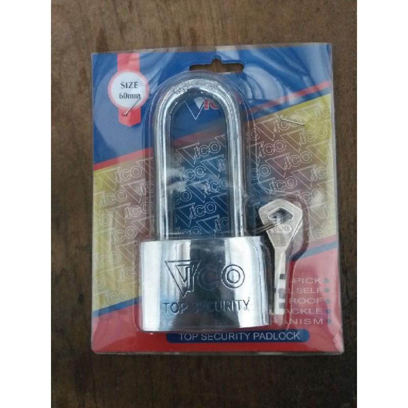 Jual Gembok Vico 30. 40. 50. 60. Leher Panjang | Shopee Indonesia