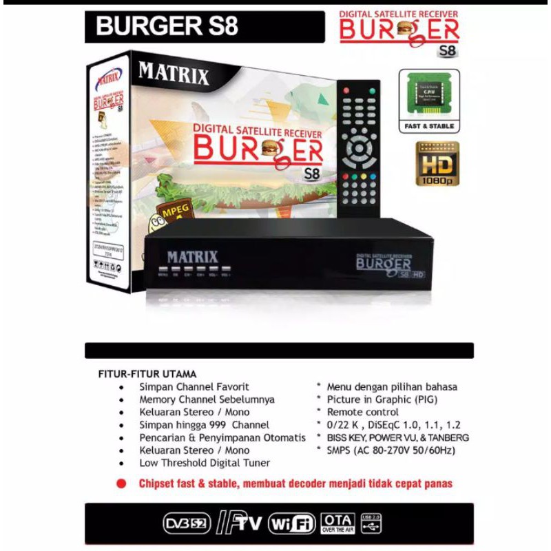 Jual reciver.matrix.burger.mp4 | Shopee Indonesia