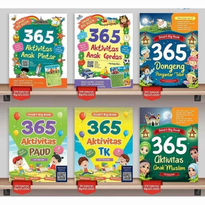 Jual SMART BIG BOOK 365 AKTIVITAS ANAK CERDAS, PINTAR, MUSLIM, PAUD, TK, DONGENG PENGANTAR TIDUR ...