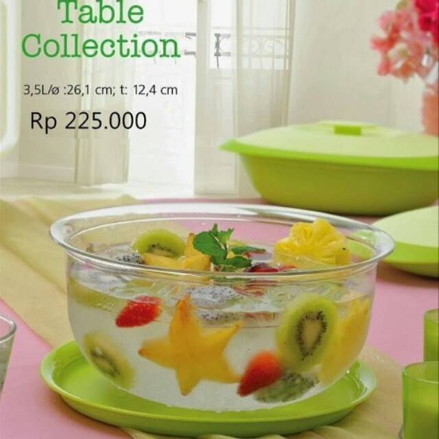 Jual TABLE COLLECTION "blossom"tupperware | Shopee Indonesia