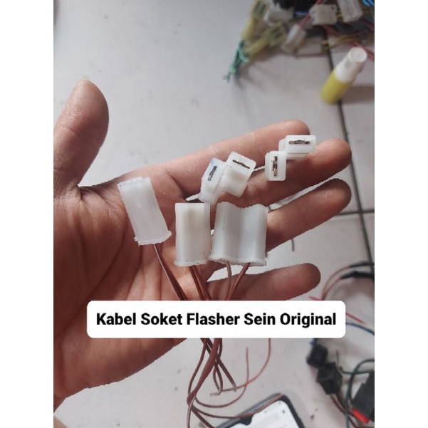 Jual Kabel Soket Socket Flasher Flaser Felaser Sein Sen Universal Ori Original Asli | Shopee ...