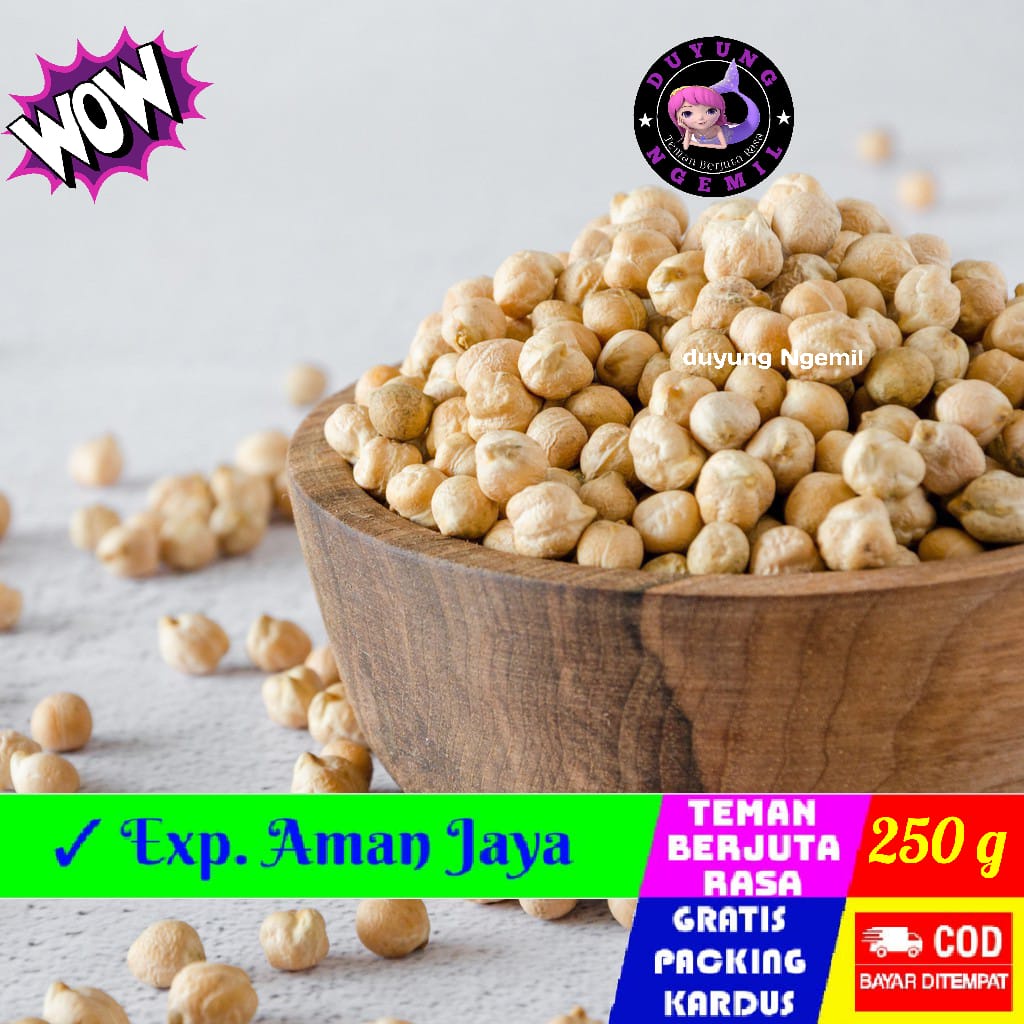 Jual Kacang Arab 250g ORIGINAL Empuk Dan Renyah - makanan ringan ...