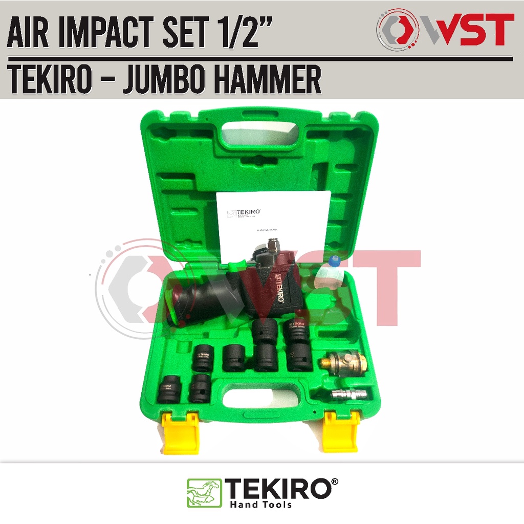 Jual Tekiro Air Impact 1/2" Jumbo Hammer Set / Air Impek 1/2inch Pistol ...