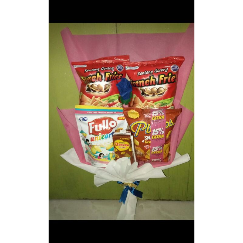 Jual Bucket Makanan Sehat Meriah_kado wisuda, ulang tahun | Shopee ...