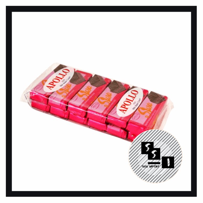 Jual Apollo Wafer Susu/ Biskuit apollo rasa Susu 244g | Shopee Indonesia
