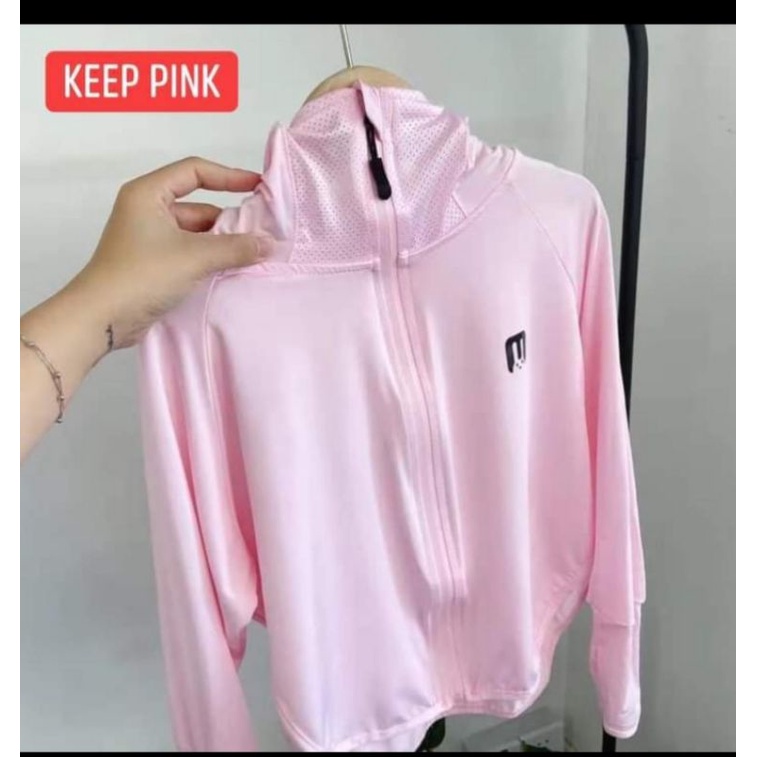 Jual Jaket anti sinar UV(PiNK) | Shopee Indonesia