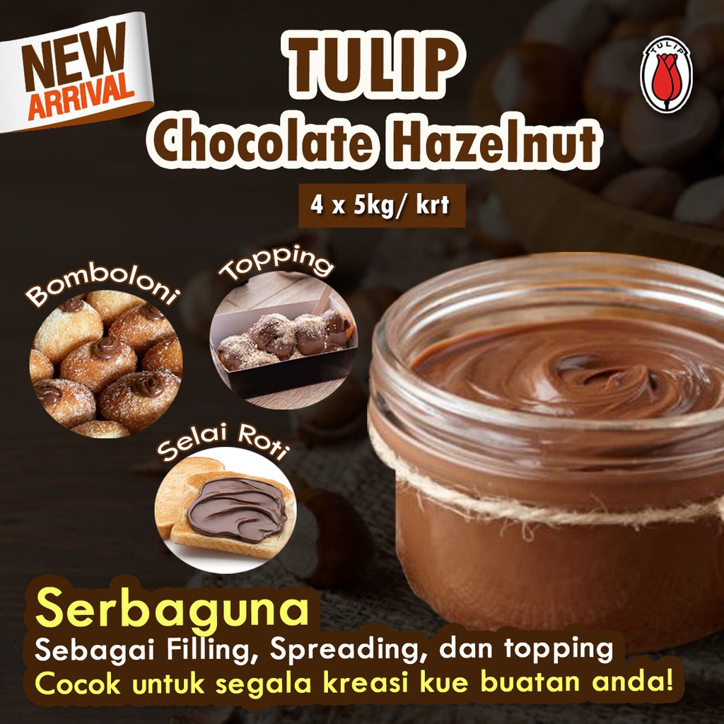 Jual Tulip Filling Hazelnut 1 KG | Shopee Indonesia