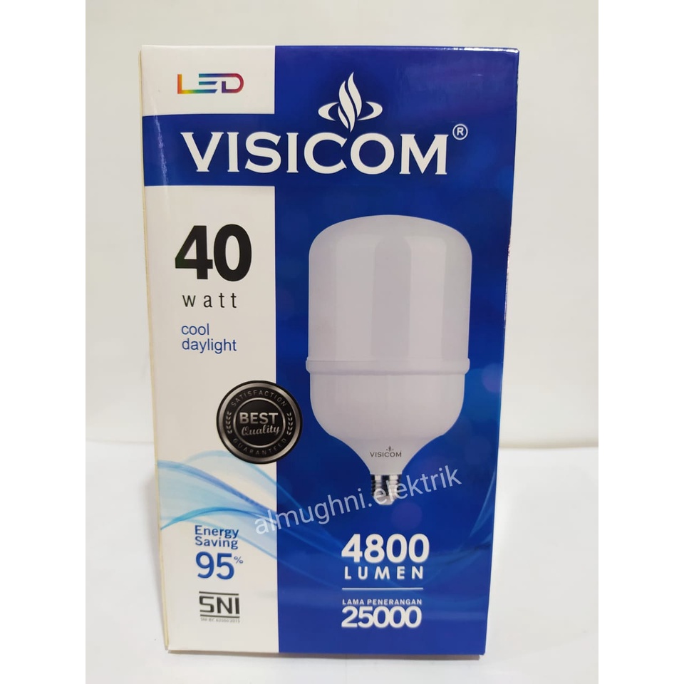 Jual LAMPU LED VISICOM 40 W /lampu hemat energi visicom 40 w /led visicom 40 watt | Shopee Indonesia