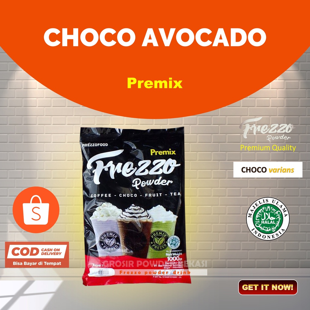 Jual CHOCO AVOCADO / FREZZO PREMIX / CHOCO VARIAN | Shopee Indonesia