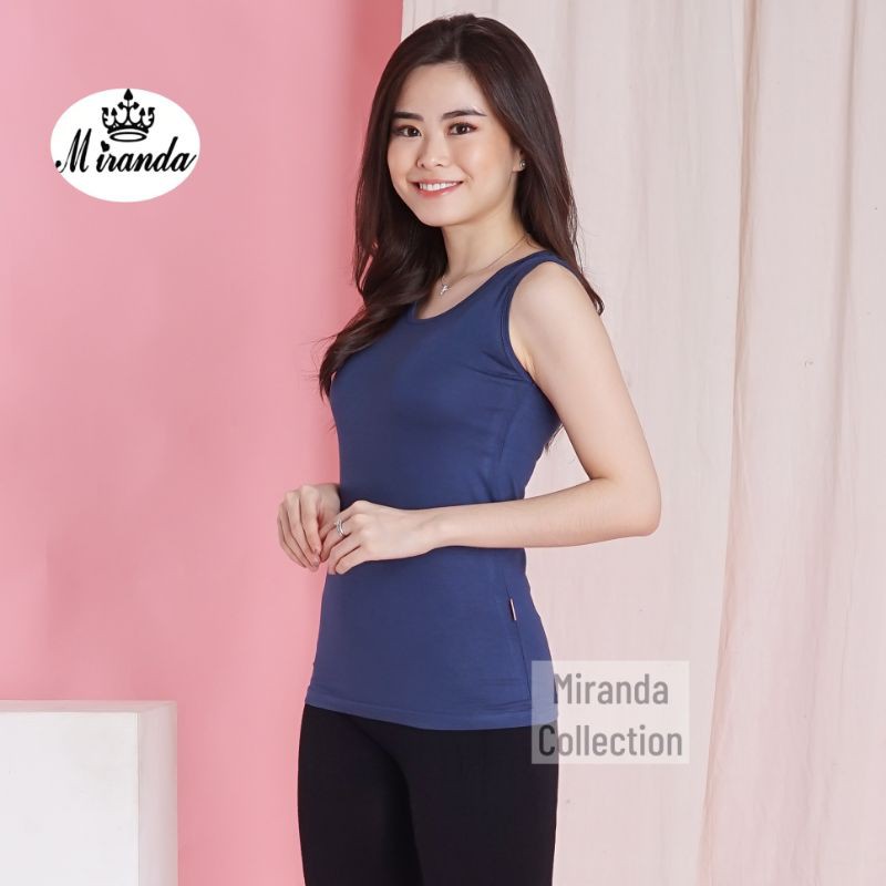 Jual Tanktop Miranda Wanita / Tank top Tali Lebar Polos Bahan Rayon ...
