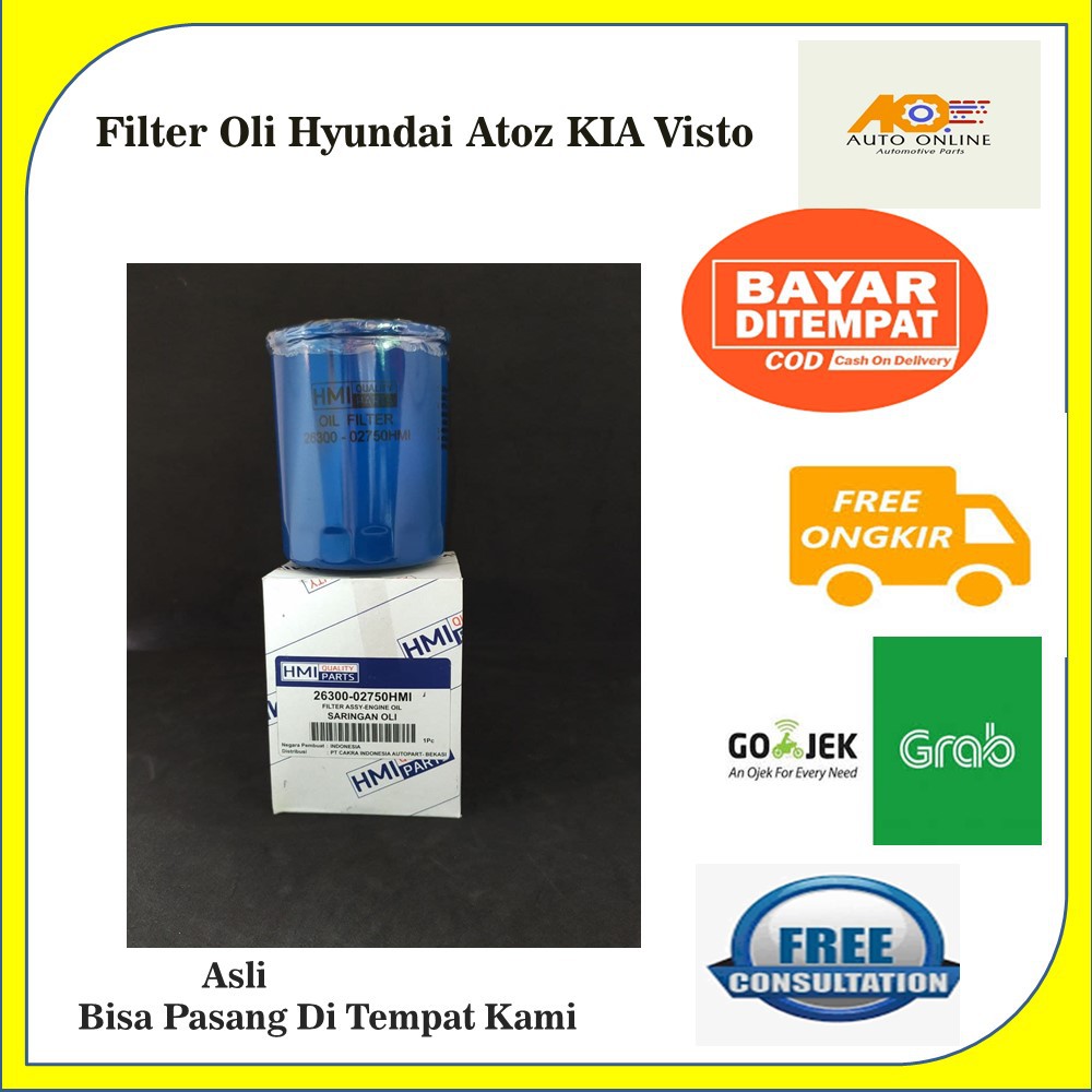 Jual Saringan Oil Filter Oli Hyundai Atoz KIA Visto | Shopee Indonesia