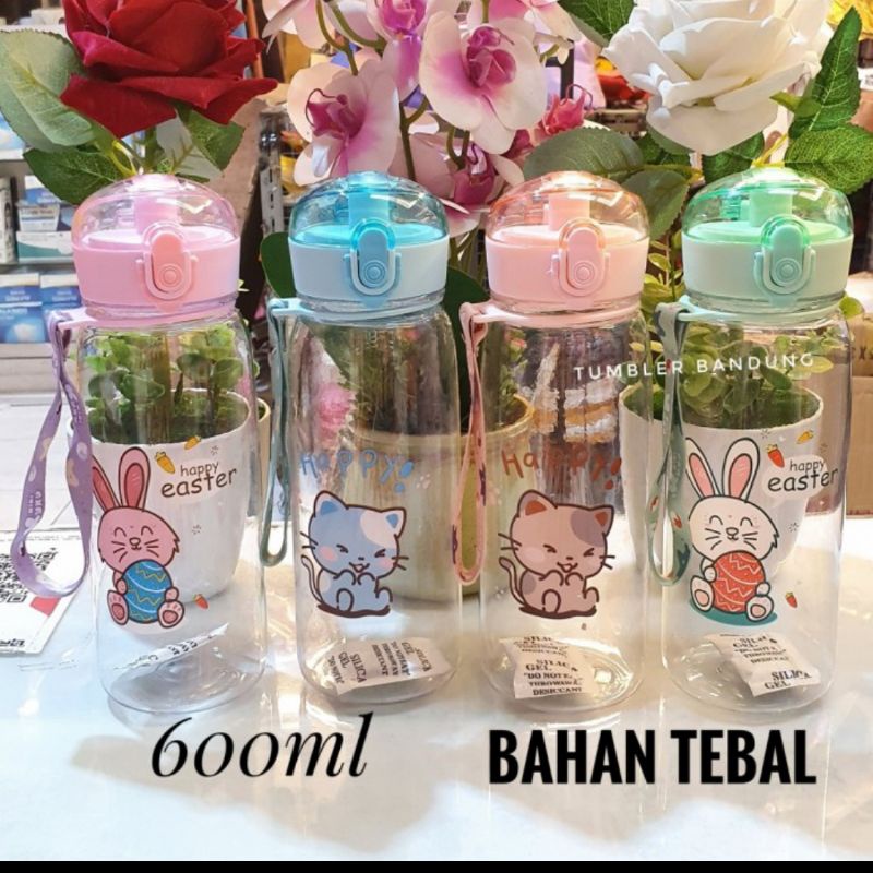 Jual Botol minum karakter botol anak sekolah lucu botol happy 600ml ...