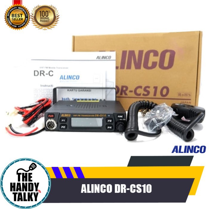 Jual ALINCO DR CS 10 DR-CS10 DRCS10 RIG VHF 60WATT ORIGINAL GARANSI RESMI | Shopee Indonesia