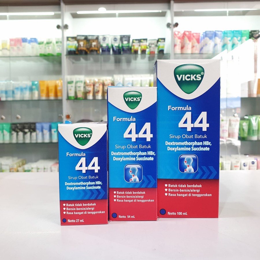 Jual VICKS Formula 44 Obat Batuk Sirup - 100 ml | Shopee Indonesia