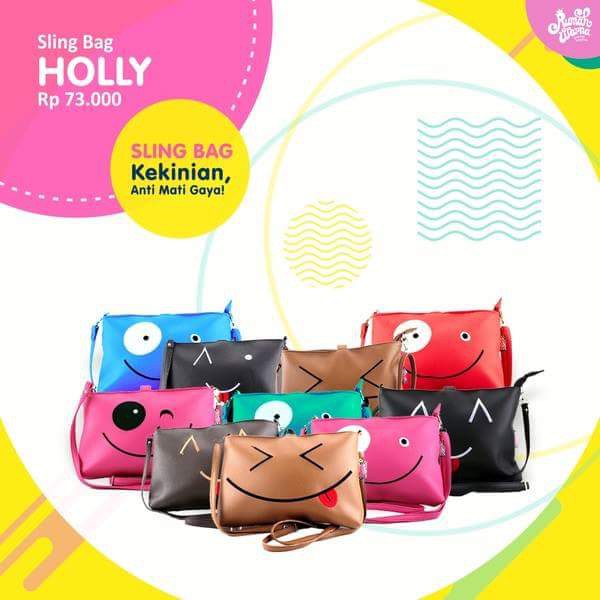 Jual Tas Selempang Holy Rumah Warna | Shopee Indonesia