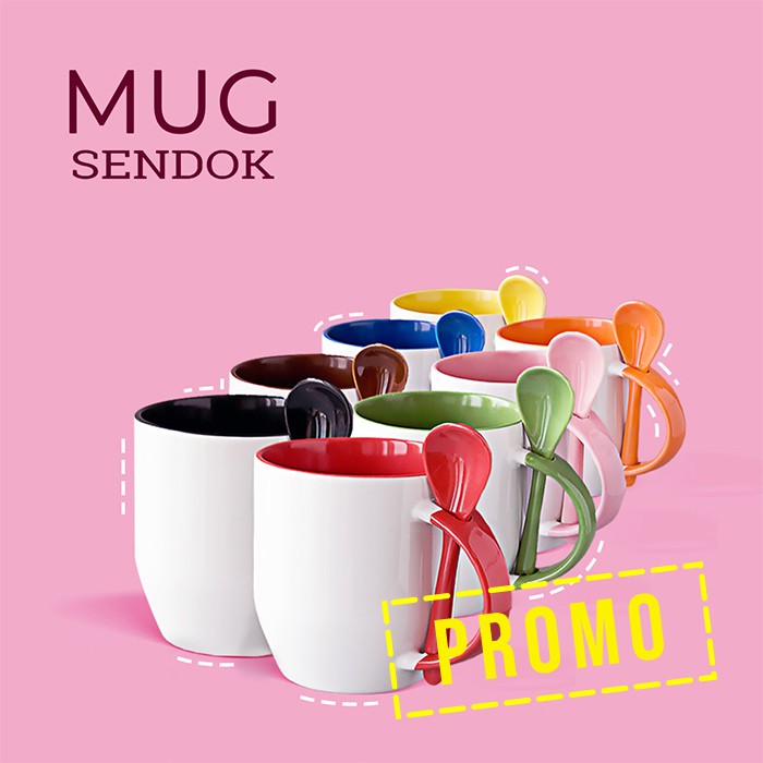 Jual [PROMO] MUG SENDOK CUSTOM - Cetak Gelas Custom Design Bebas Satuan ...