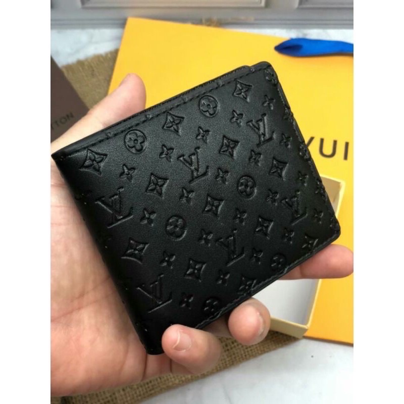 Jual DOMPET LV PRIA MONO EMBOS HITAM KILAP | Shopee Indonesia