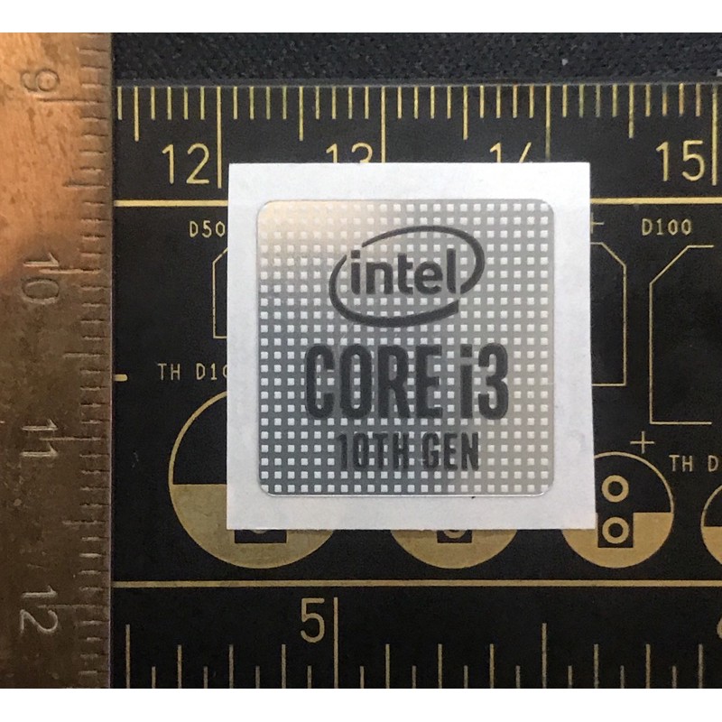 Jual Sticker stiker logo intel Core i3 10th gen 2019 ori | Shopee Indonesia