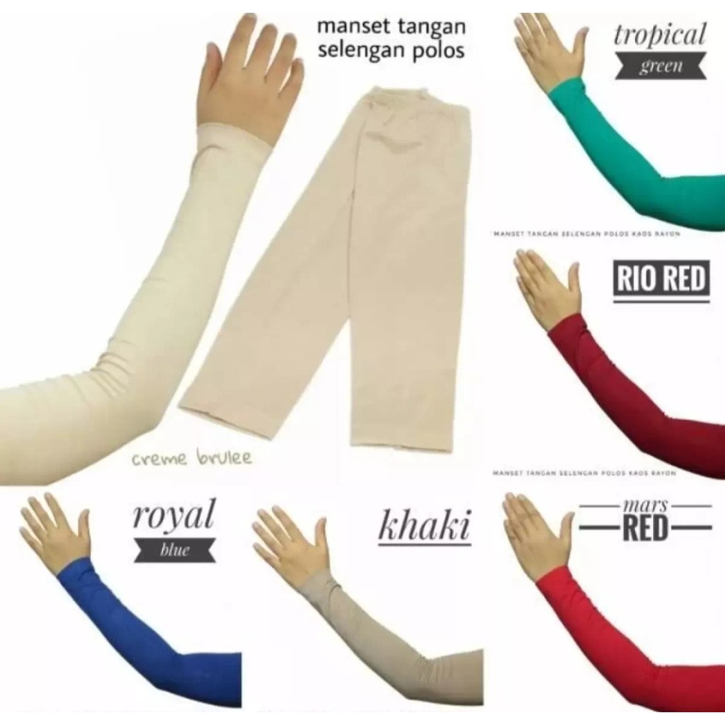 Jual Manset Tangan Part 1 / Handsock / Manset Tangan Polos | Shopee ...