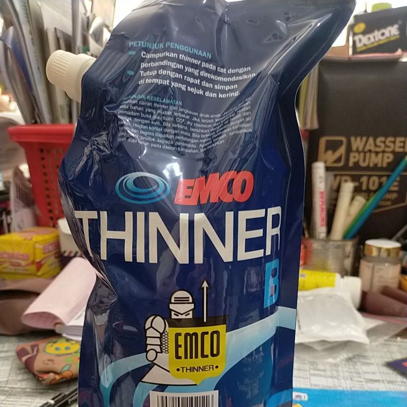 Jual Thinner b emco. thiner pengencer cat besi kayu EMCO 1 liter khusus ...