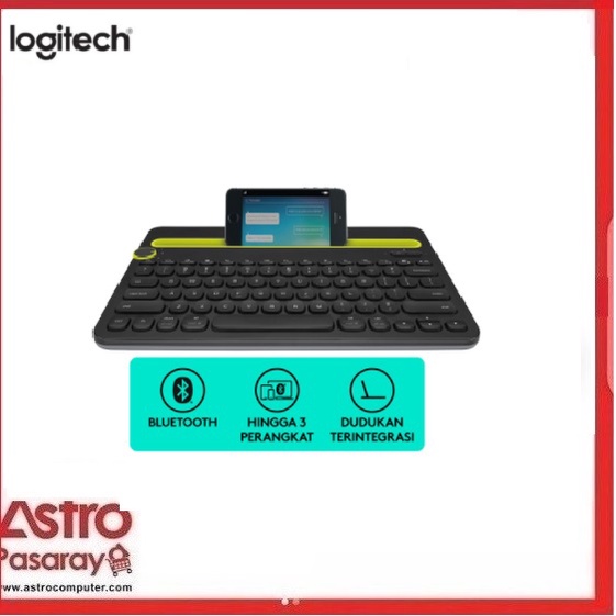 Jual Keyboard Wireless Logitech K480 Bluetooth Multi Device Shopee 0080