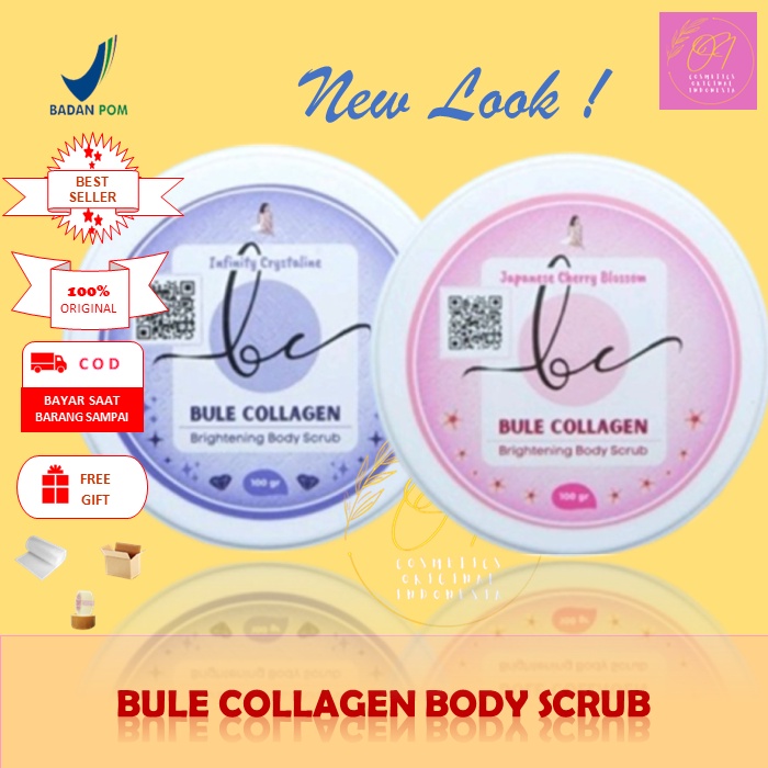 Jual Bule Collagen Body Scrub BPOM Lulur Perontok Daki Mengangkat Sel-sel Kulit Mati Mencerahkan ...