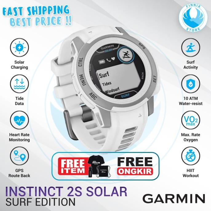 Jual GARMIN Instinct 2S Solar Surf GPS Edition Ericeira - Garansi Resmi ...