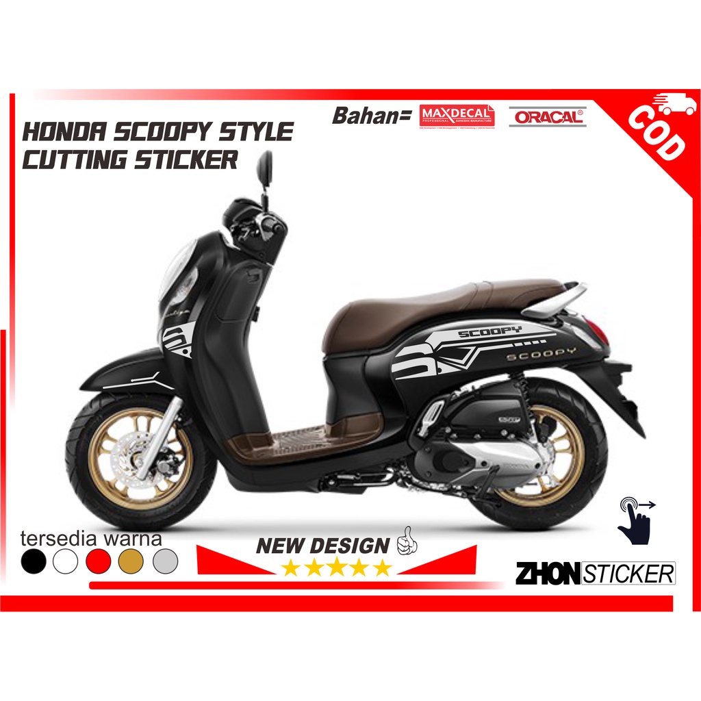 Jual STRIPING CUTTING SCOOPY NEW 2021 PRESTIGE STYLE STICKER SCOOPY ...