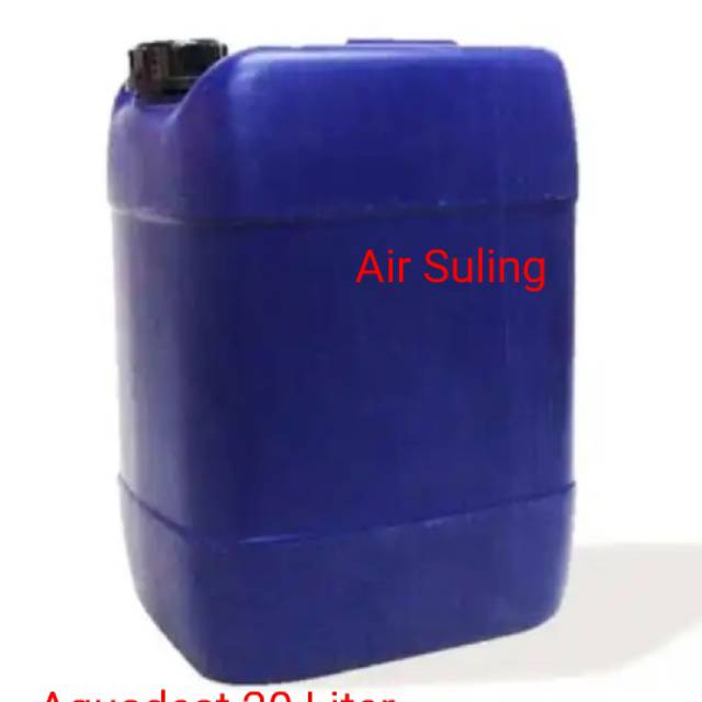 Jual Premium Aquadest 20 liter Akuades Aquades Air Suling | Shopee ...