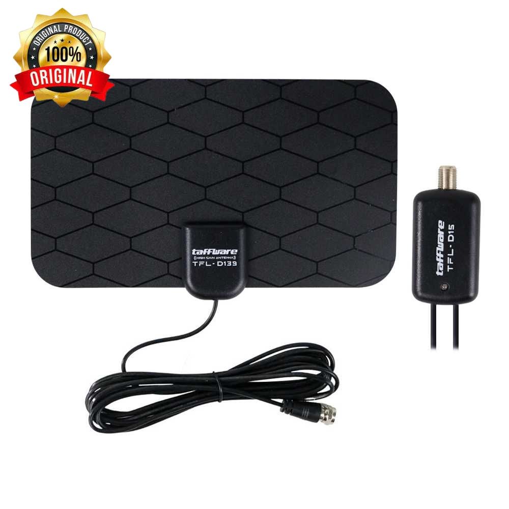 Jual Taffware TFL-D139 Antena Antenna Antene TV Digital DVB-T2 25 dB USB Signal Booster ...