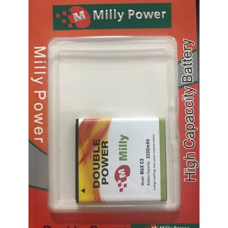 Jual Baterai Double Power Milly Andromax C3 | Shopee Indonesia
