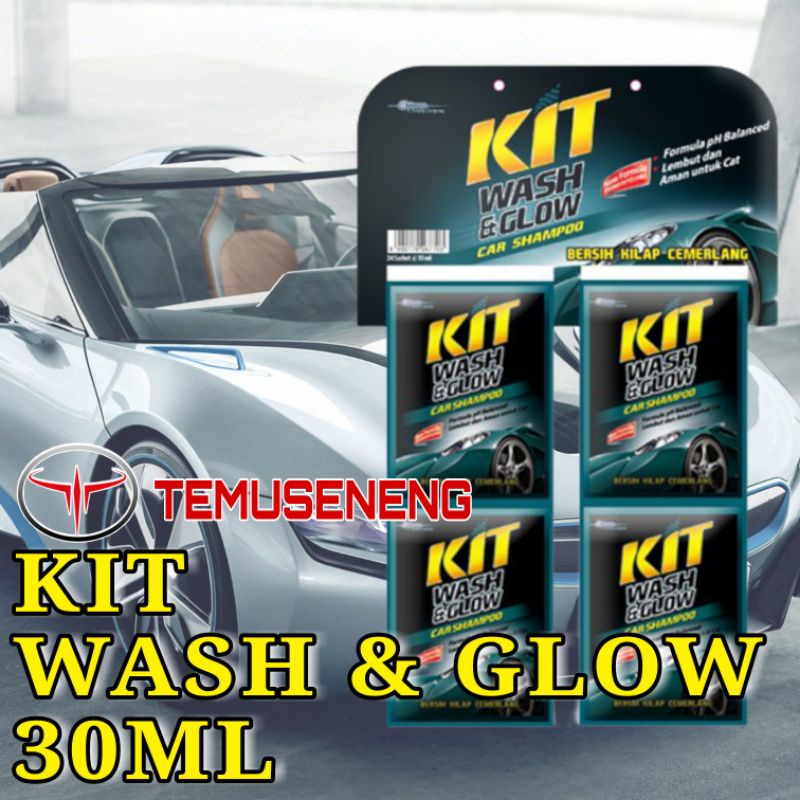 Jual Kit Wash & Glow Car Sachet 30Ml Shampoo Cuci Mobil Motor Kendaraan ...
