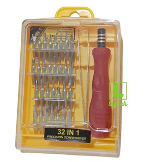 Jual SET OBENG KECIL ISI 32 IN 1 MULTIFUNGSI LENGKAP DENGAN PINSET ...