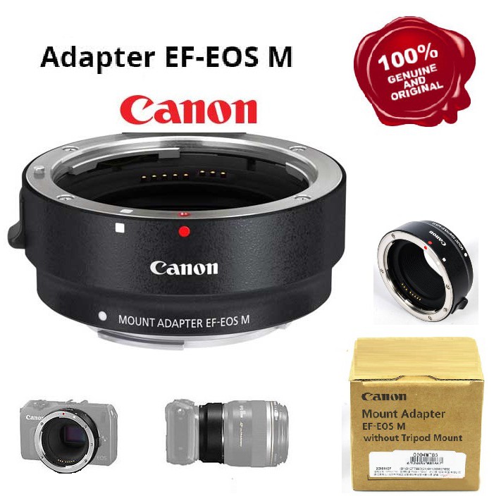 Jual Canon Mount Adapter EF EOS M to EOS EF / EF-S Original Adaptor ...