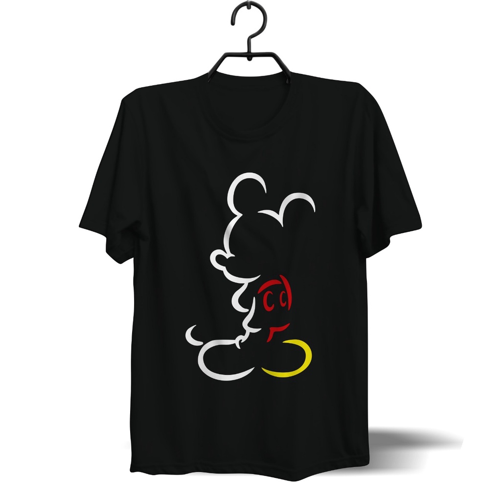 Jual ATASAN / KAOS PREMIUM SABLON DTF DTG DESAIN MICKEY MOUSE KEREN ...
