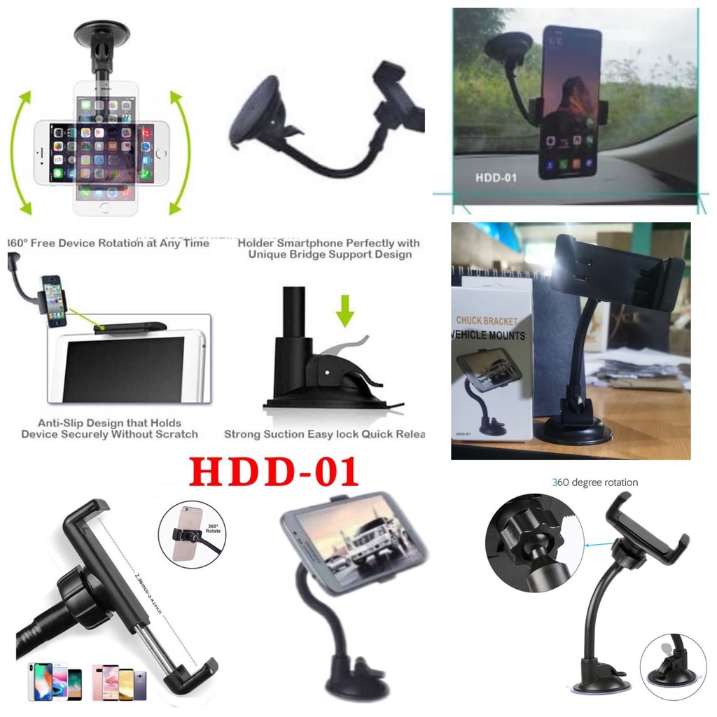 Jual Holder Hp Mobil HD09 Holder Mobil Dashboard Kaca 360 Derajat ...