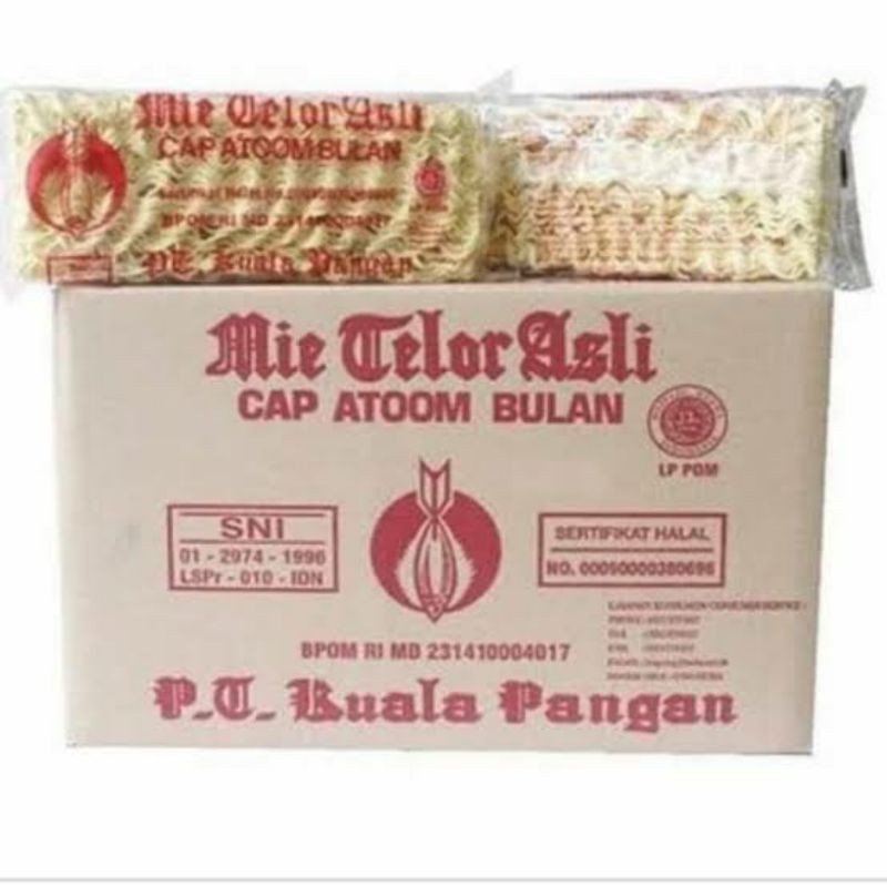 Jual MIE ATOOM BULAN 1 BOX ISI 20 PACK / MIE ATOM BULAN 1 DUS | Shopee ...