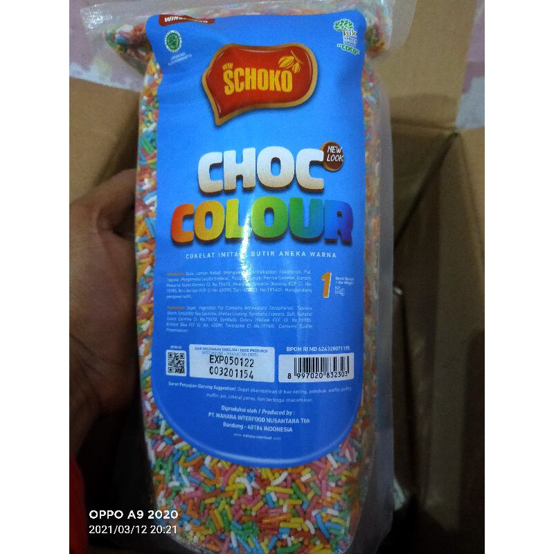 Jual schoko meses rainbow 1 kg | Shopee Indonesia