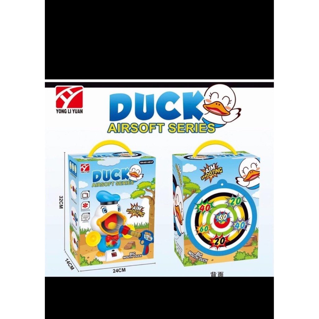 Jual Mainan air soft gun tembakan shooting duck bebek bola ball target ...