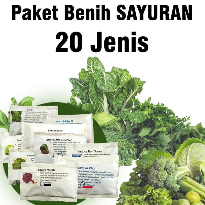 Jual Paket 20 Jenis Benih Sayur | Shopee Indonesia