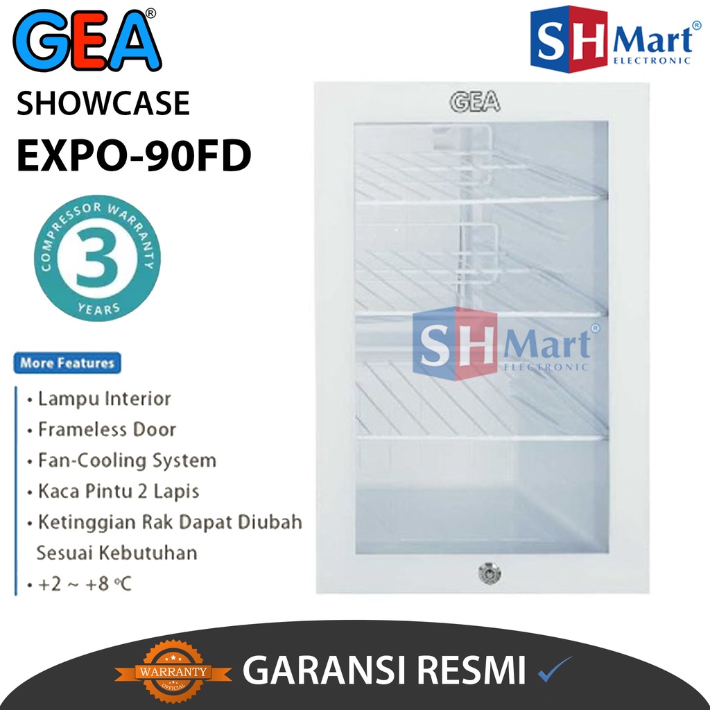 Jual SHOWCASE GEA EXPO-90FD / SHOWCASE MINI GEA EXPO 90 FD / DISPLAY ...