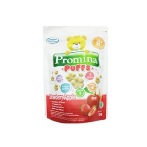 Jual PROMINA SNACK RICE PUFFS STRAWBERY APPLE PCH 15g | Shopee Indonesia