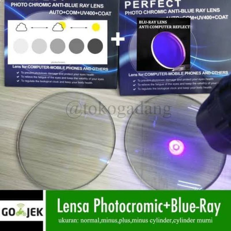 Jual lensa blueray /photocromic/bluechromic (khusus untuk tambahan ...