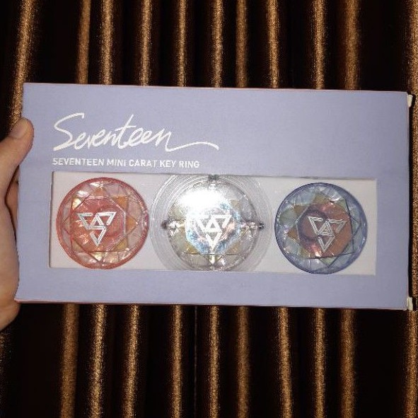 Jual Seventeen SVT Lightstick Mini Carat Keyring Set | Shopee Indonesia