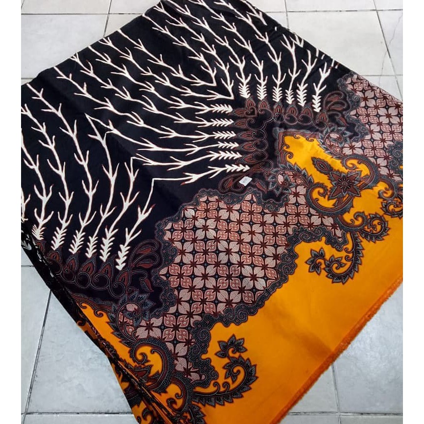Jual Kain Batik Laweyan solo gunungan akar warna kuning ( primissima ...