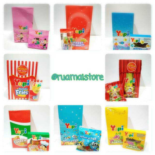 Jual (BOX) Permen Yupi Aneka Macam 12 pcs | Shopee Indonesia