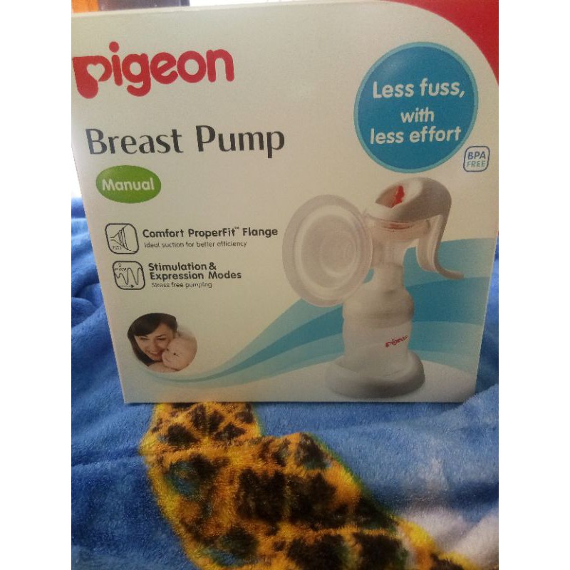 Jual Pompa Asi (Breast Pump) PIGEON FREE 8 Botol Asi kaca/beling ...