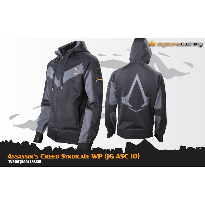 Jual Jaket Pria Hoodie Waterproof Game Assassin Creed - JG ASC 10 ...