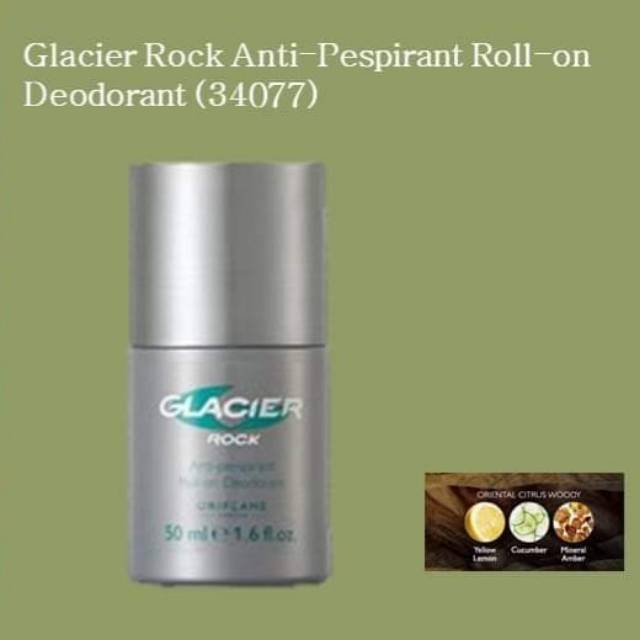 Jual Glacier rock anti perspirant roll on deodorant | Shopee Indonesia